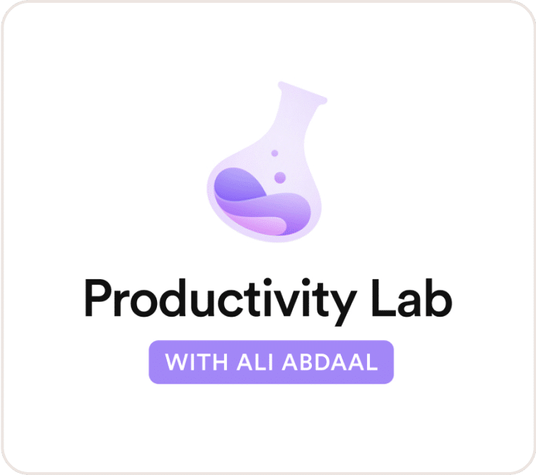 Ali Abdaal – Productivity Lab - Udcourse