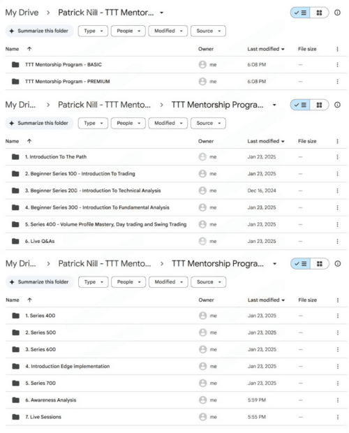 Patrick Nill – TTT Mentorship Program Full Course - Udcourse