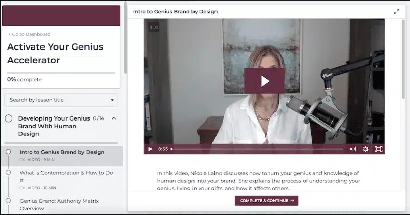 Nicole Laino – Activate Your Genius Accelerator - Udcourse